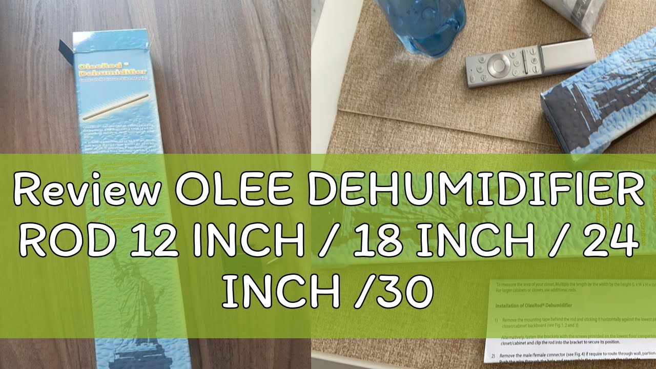 Review OLEE DEHUMIDIFIER ROD 12 INCH / 18 INCH / 24 INCH /30 INCH / 36 ...