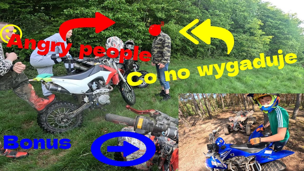 Angry People Chłop Nie Wie Co Mówi Młody W Szoku Ltr450cb500cross250raptor250 Youtube