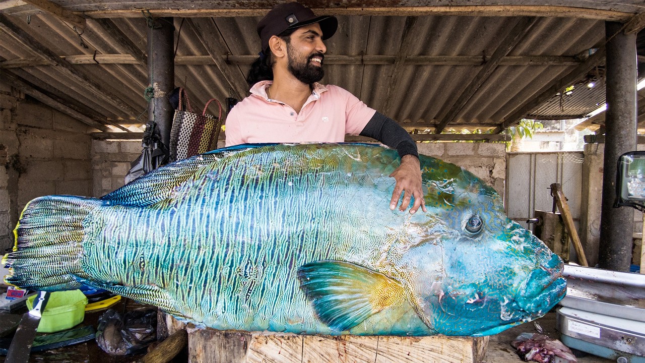 Amazing Street Fish Market Showcasing Huge Fish Cutting Mastery - YouTube