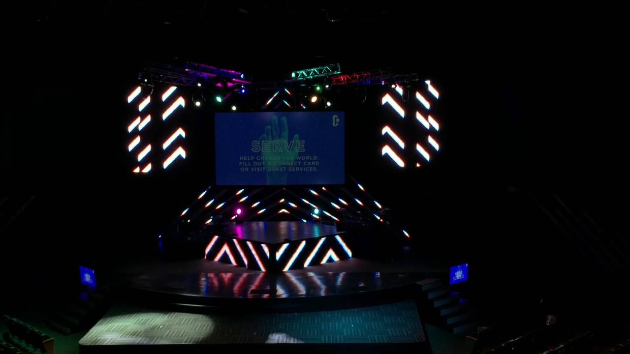 Custom Stage Design with Pixel Tape - YouTube