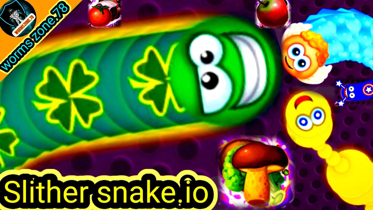 snake vs food || rắn săn moi || Slither snake.io || @wormszone.78 # ...