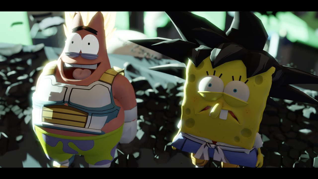Spongebob and Patrick meet Cell (DBZ Animation) - YouTube