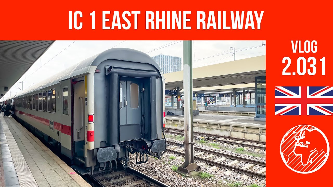 Through the Rhine Gorge with an IC 1 | TripReport (1st class) | Vlog 2. ...