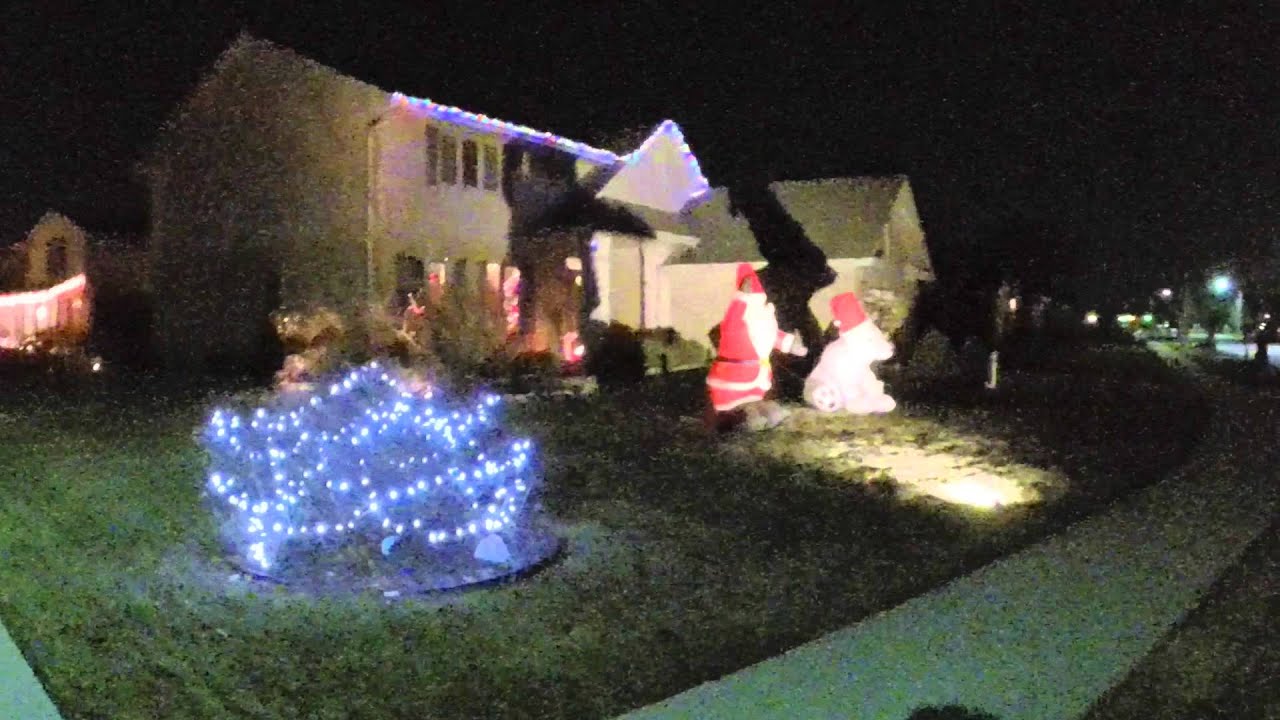 Christmas Light audio sync - YouTube
