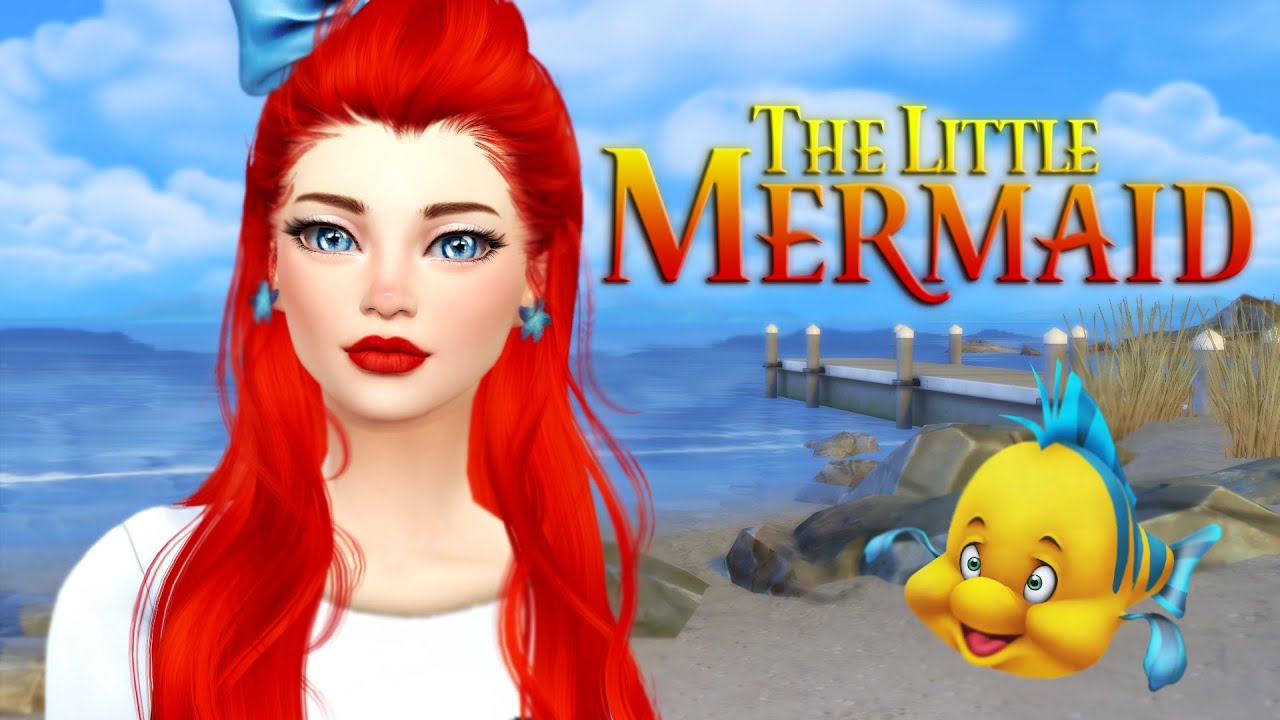 The Sims 4 I Create a sim I Princess Ariel ♡ - YouTube