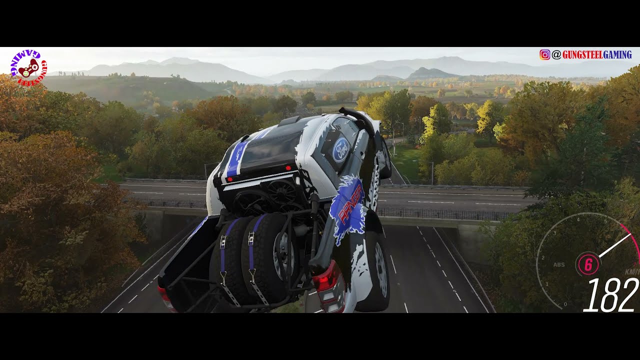 Forza Horizon 5 Jump From Mountain - Ford Ranger T6 Rally Raid 2014 ...