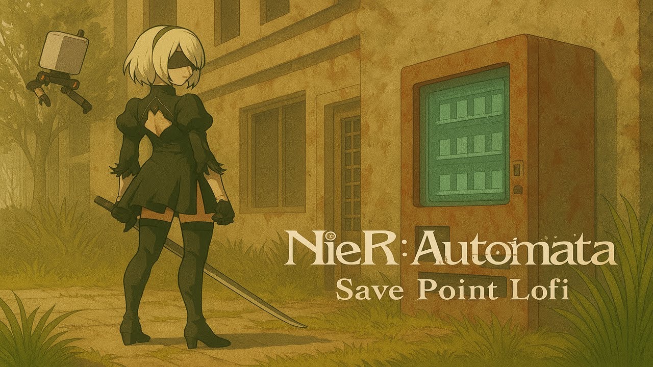 NieR:Automata Save Point ⚔️ –Ambient Chill in the Bunker💾 - YouTube