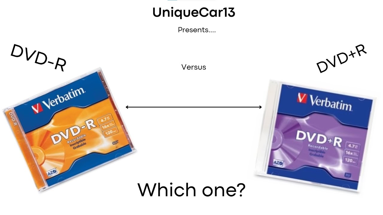 DVD R vs DVD+R - YouTube