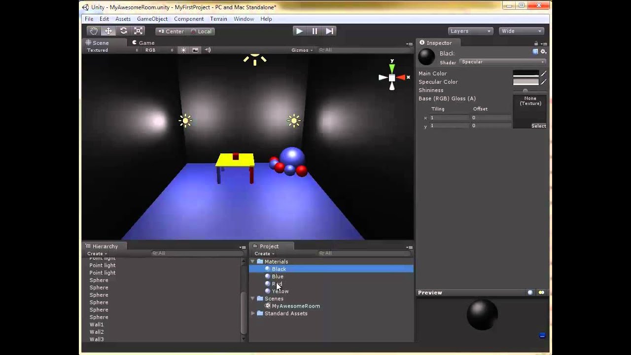 22-Unity3D Course قسم 3 النوافذ الاساسية :11- نافذة Project - YouTube