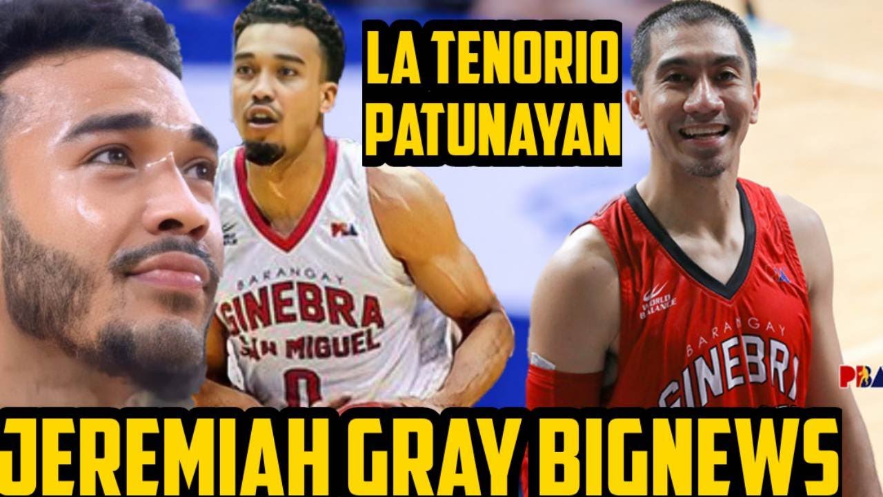 PBA LIVE : GINEBRA FANS MATUTUWA SINABI NI JEREMIAH GRAY | LA TENORIO ...