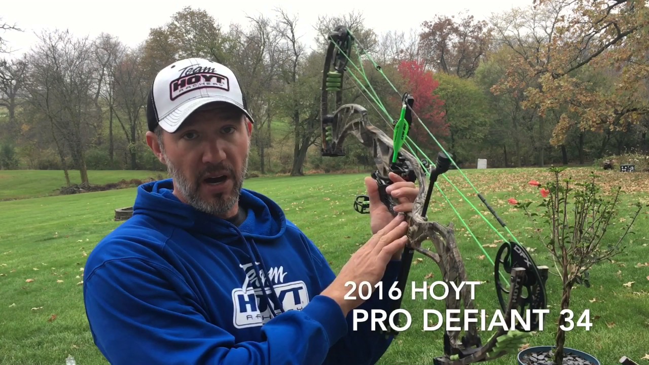 Hoyt Pro DEFIANT shooting 80 yards - YouTube