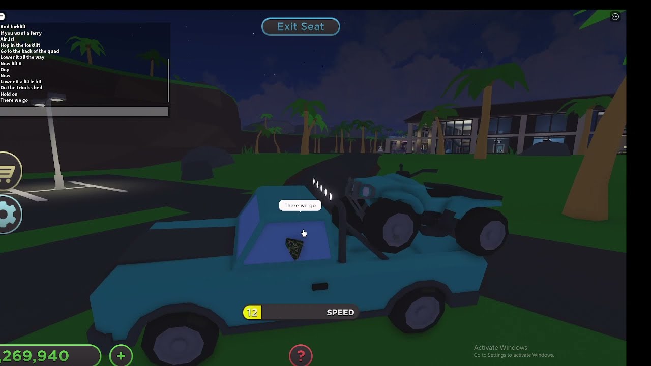 Resort tycoon roblox How to get a four wheeler on a truck - YouTube