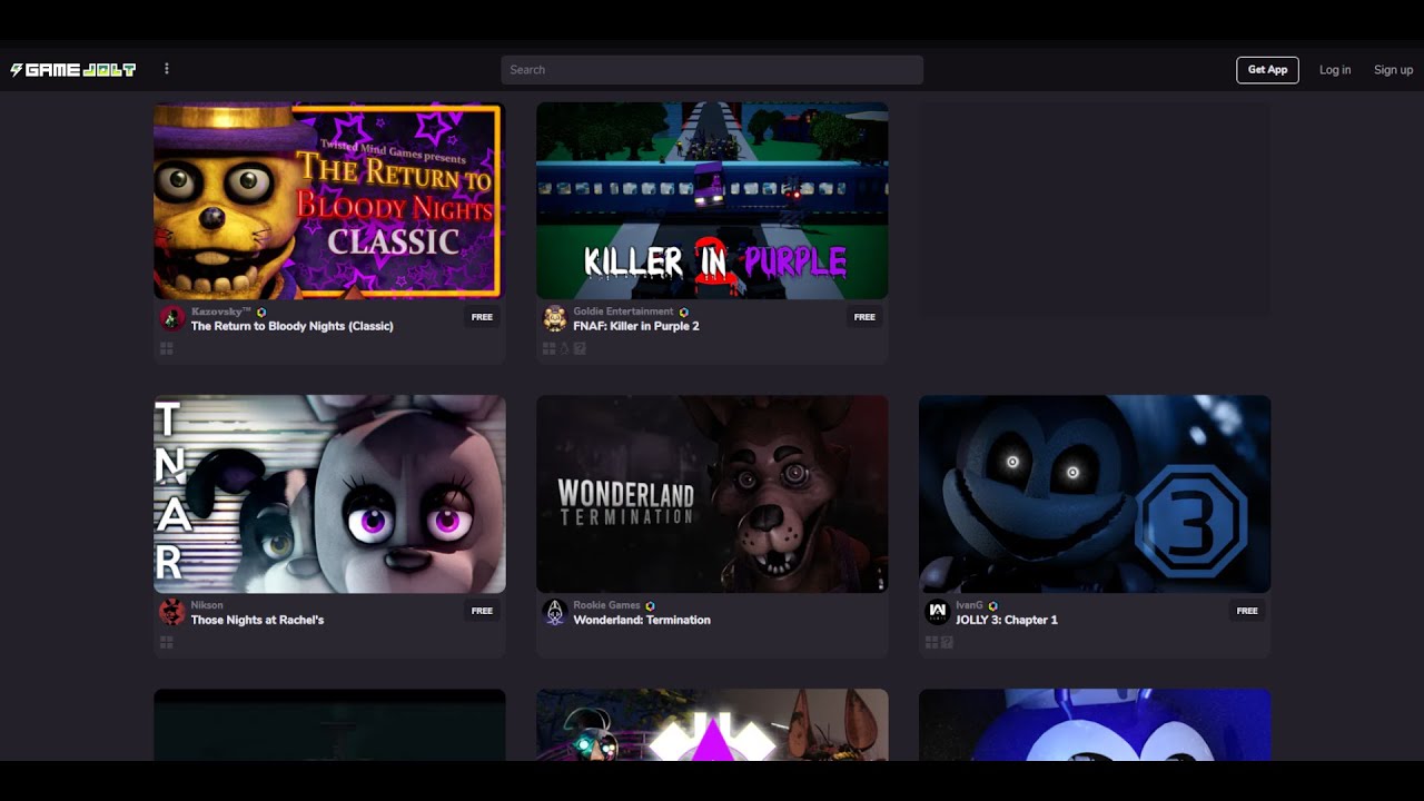 FNaF GameJolt Journey | LIVE - YouTube