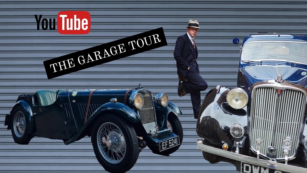 Suits & Cylinders - A 1930's Car Garage Tour - YouTube