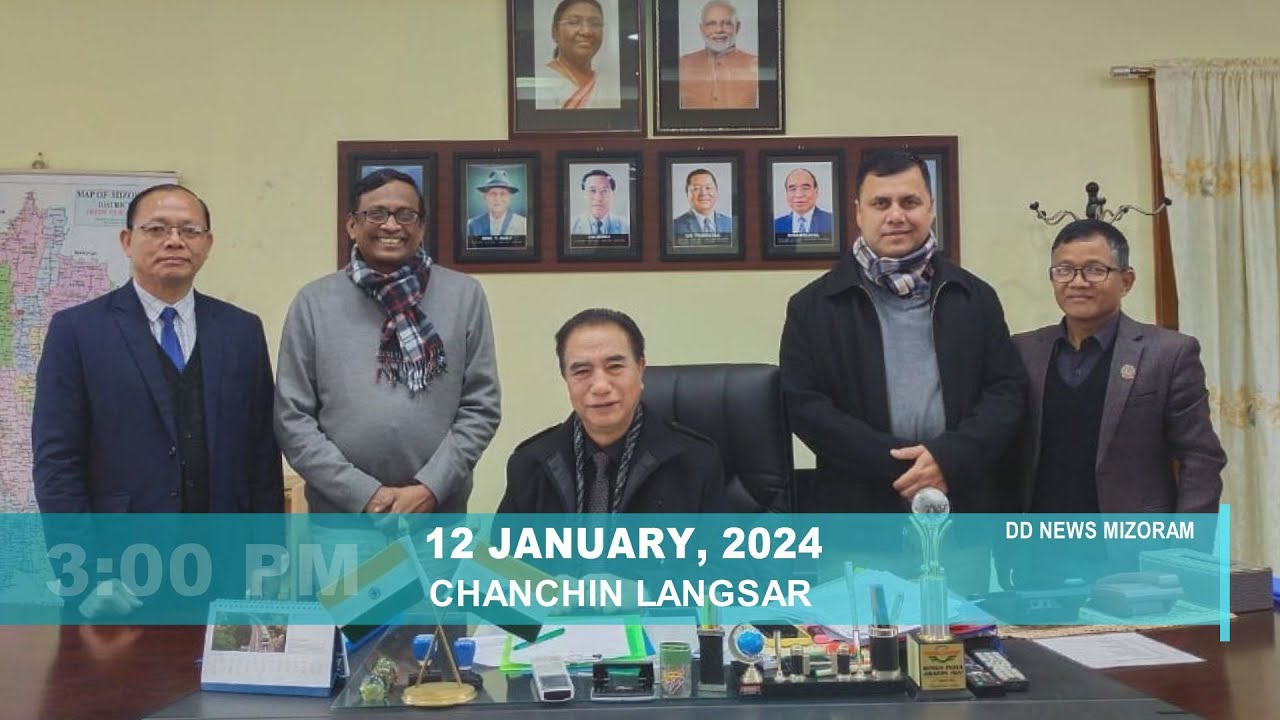DD News Mizoram - Chanchinthar Langsar | 12 January 2024 | 3:00 PM ...