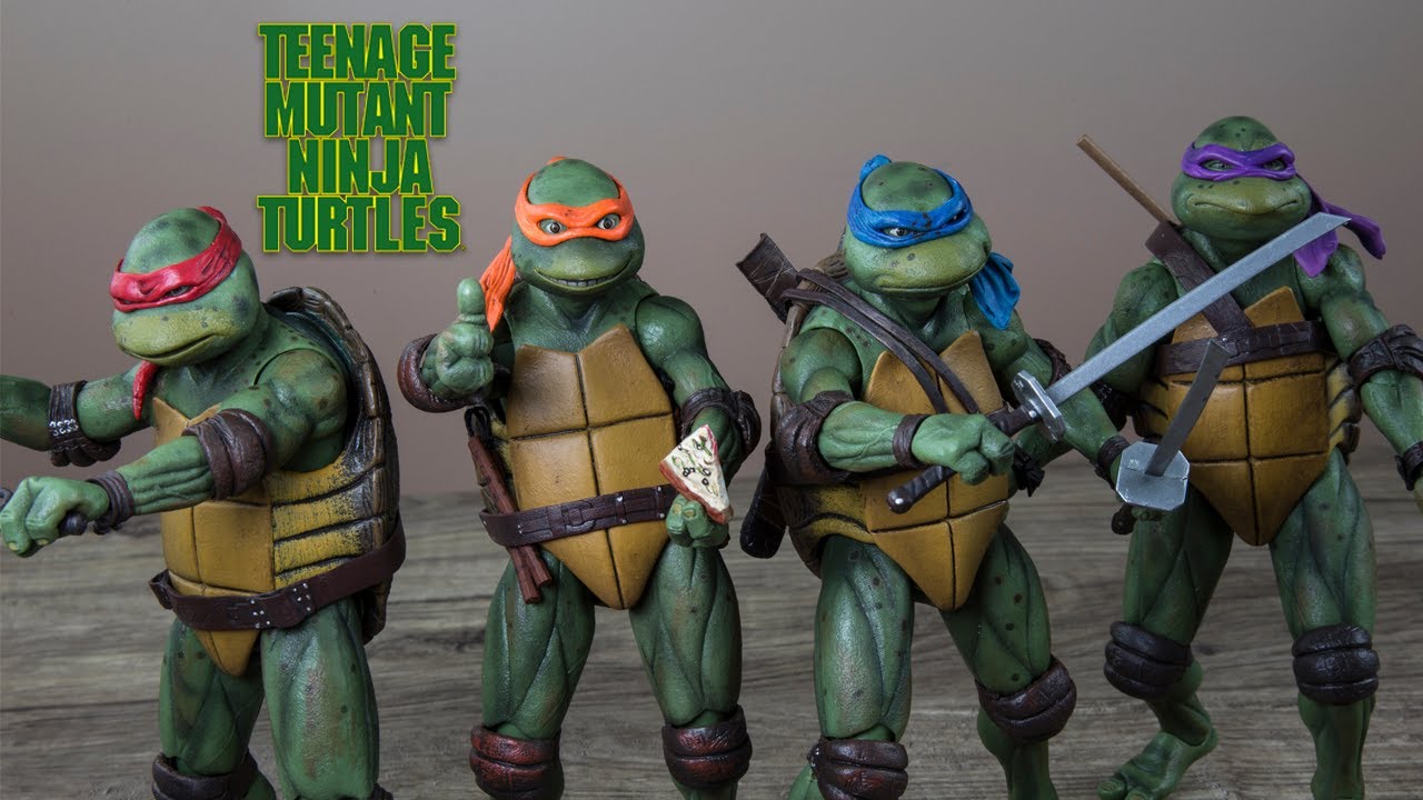 NECA TMNT Gamestop Exclusive Review - YouTube