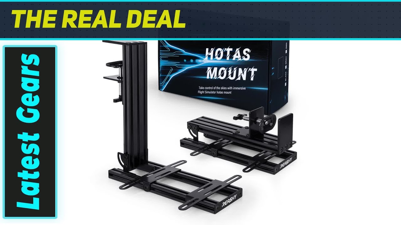 Reashy HOTAS Mount: The Ultimate Flight Sim Desk Setup? - YouTube