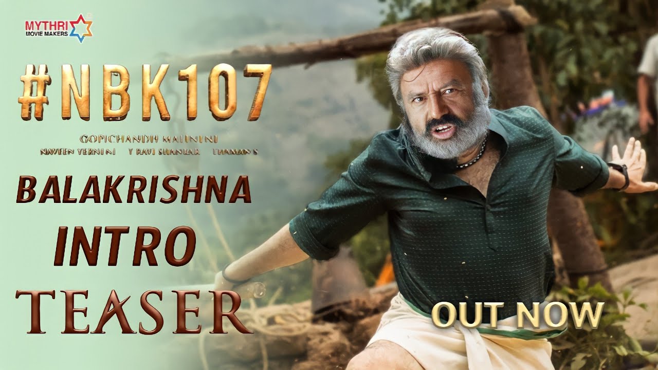 NBK 107 - Balakrishna First Intro Teaser | NBK 107 Official Teaser ...