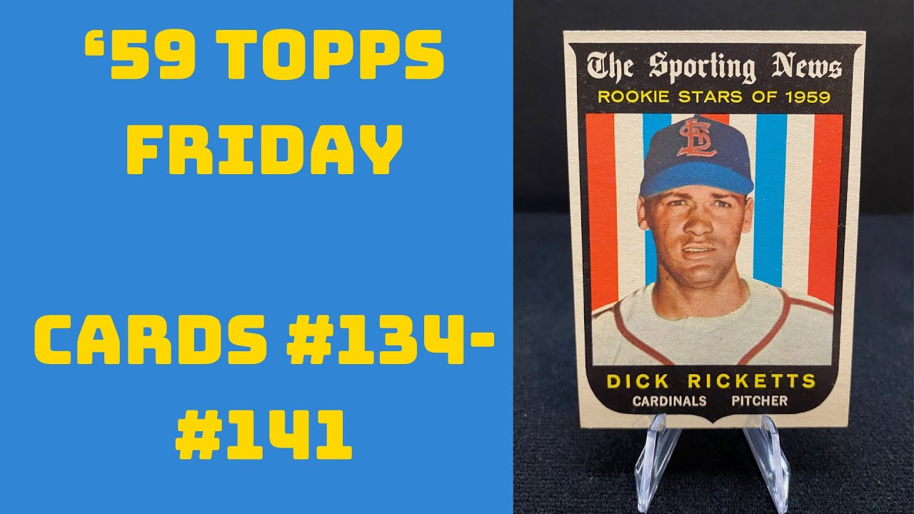'59 Topps Friday Cards 134-141: More Rookie Stars w/2-Sport Stud Dick ...
