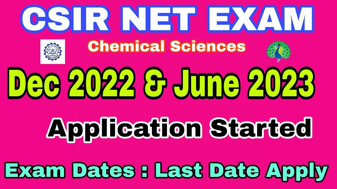 CSIR NET | 2023 Notification | Last Date Apply |Exam Date |Registration ...