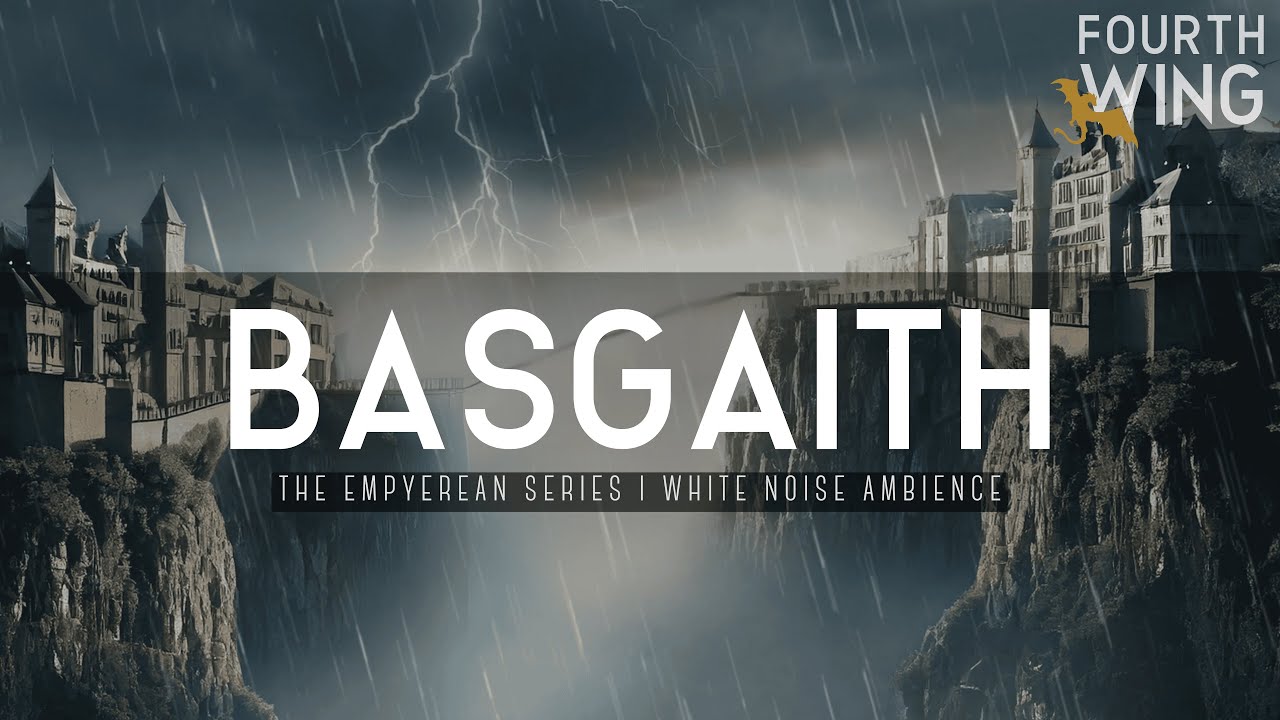 🌧️ BASGIATH WAR COLLEGE | PARAPET AMBIENCE | WHITE NOISE FOR FANTASY ...