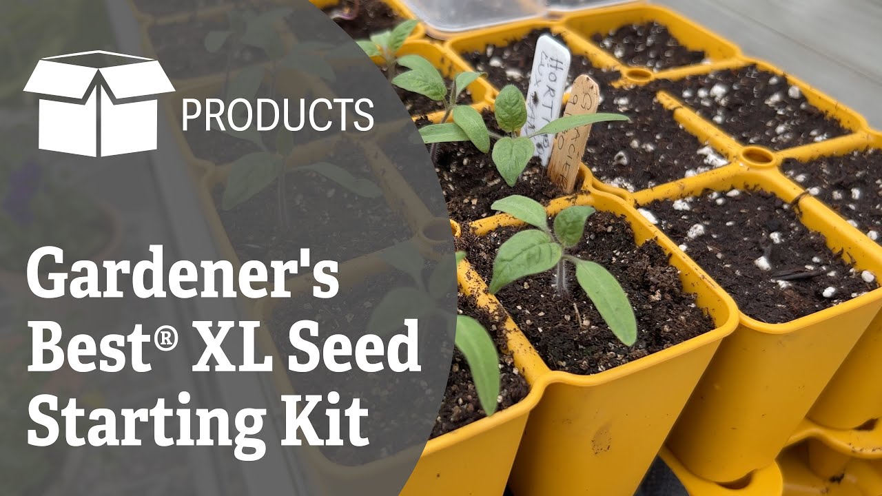 Gardener's Best® XL Seed Starting Kit - YouTube