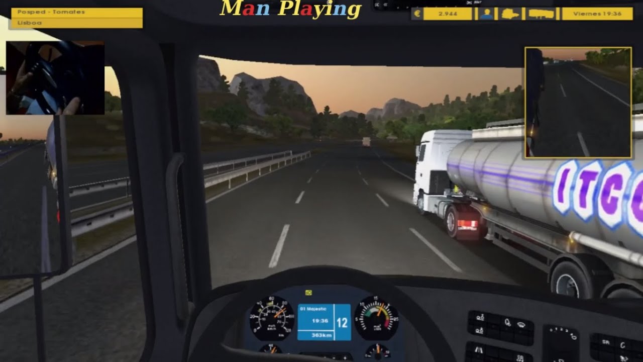 😀 Video 31 of ⬆️ | 😎 Driving around Europe, with the game Euro Truck ...