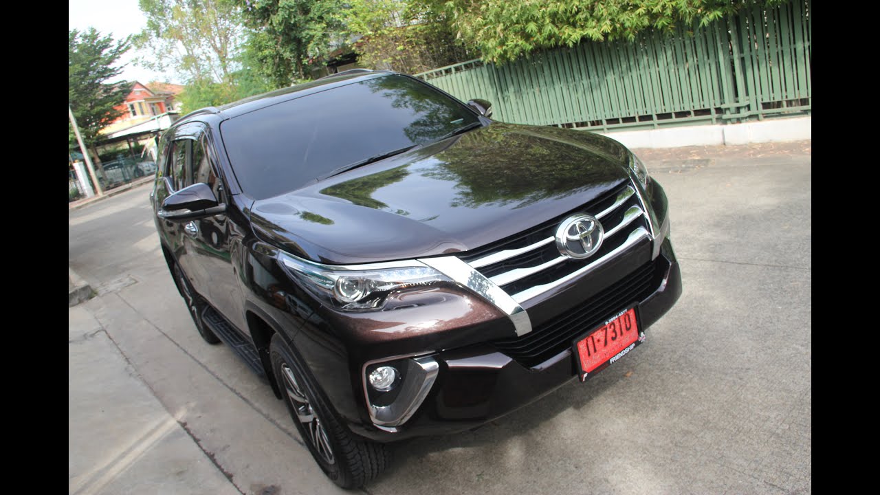 2016 Toyota Fortuner 2.4V รีวิว By KS Car Reviews - YouTube
