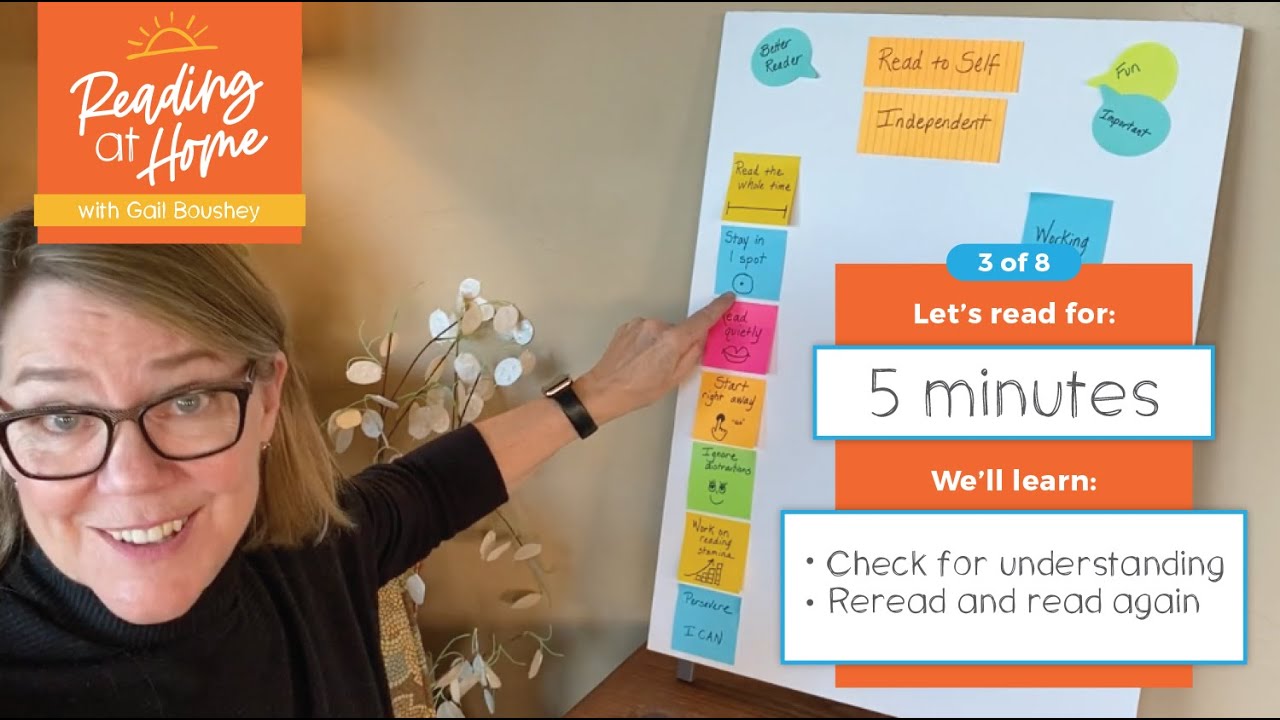 Build 5 minutes of Reading Stamina at Home | Reading at Home 4/9 - YouTube