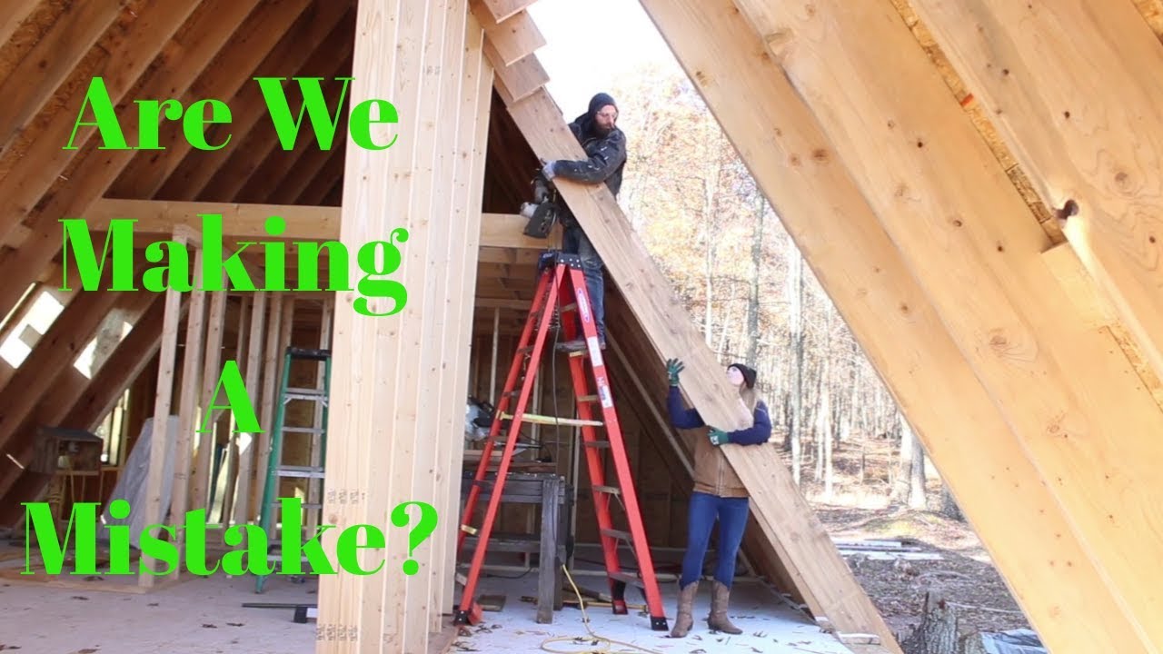 Building A Huge Dormer On TO Our A-Frame House - YouTube