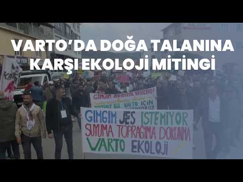 🔴 #CANLI | Varto'da doğa talanına karşı ekoloji mitingi
