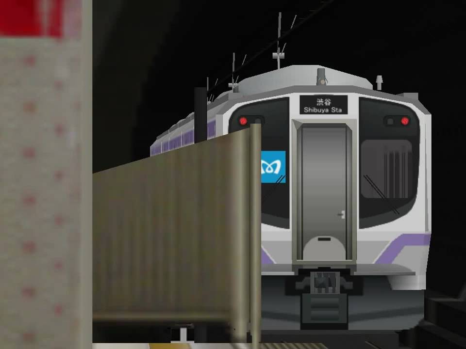 OpenBve: Hanzomon Eidan 8000 Series Departing Sumiyoshi - YouTube