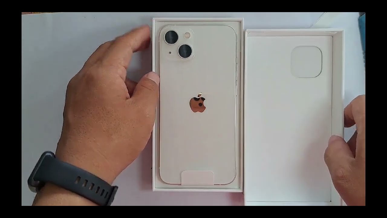 iphone 13 Starlight Unboxing - YouTube