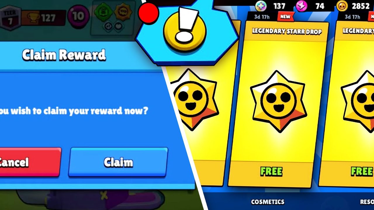LEGENDARY STARR DROP 🎁 GIFT FOR EVERYONE IN BRAWL STARS! - YouTube