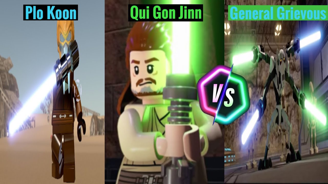 Lego Star Wars: TSS - Plo Koon & Qui Gon Jinn Vs General Grievous ...