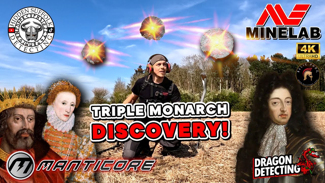 Triple Monarch Silver Discovery! I Metal Detecting UK I Manticore I ...