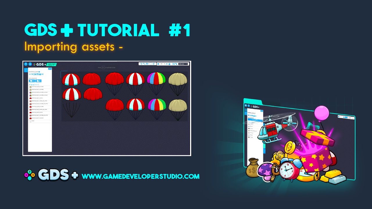 GDS plus tutorial #1 - importing game assets into GDS plus - YouTube