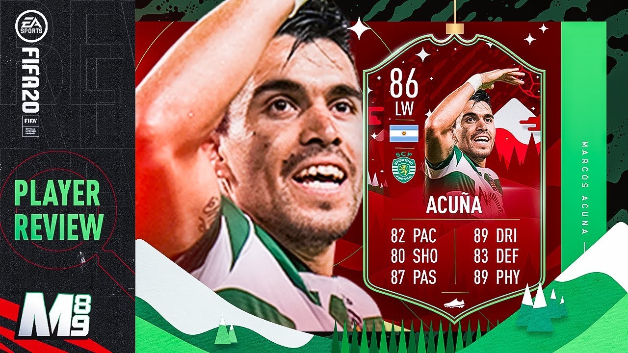 IS FUTMAS ACUNA WORTH IT?! | 86 FUTMAS ACUNA PLAYER REVIEW | FIFA 20 ...