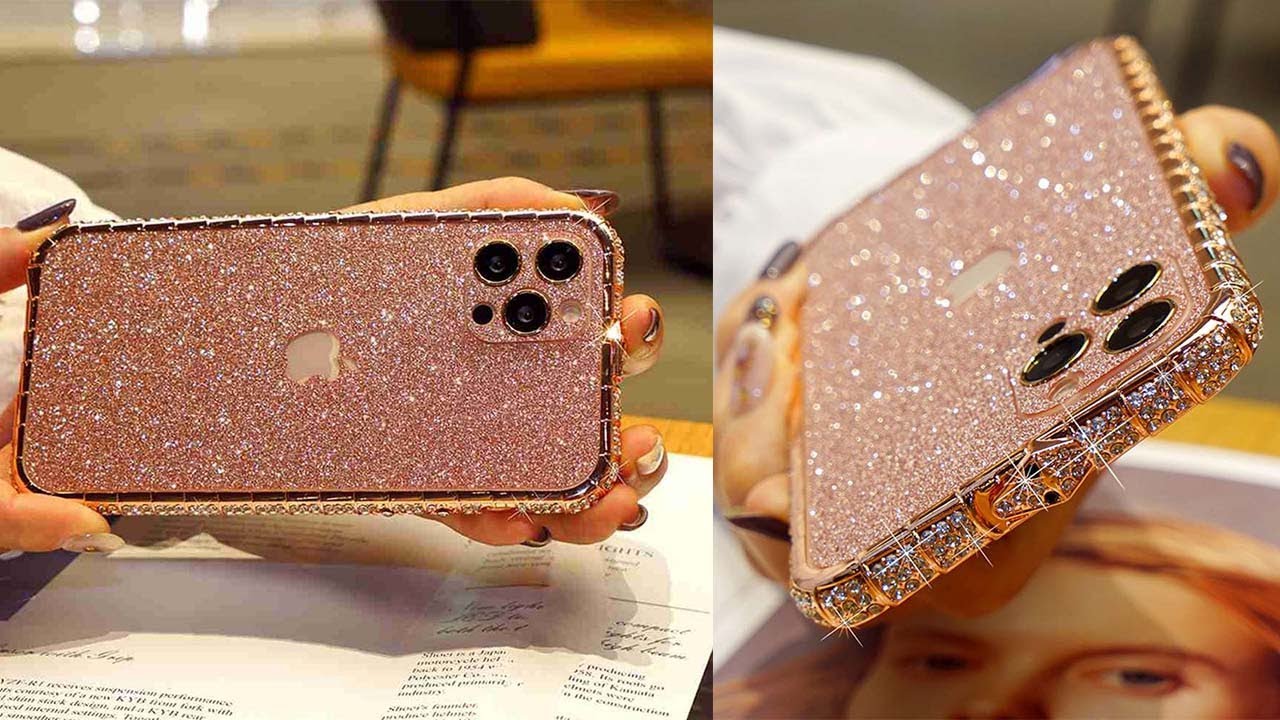 Luxury Apple iPhone Cases Diamond Snake Button Metal Bumper With ...