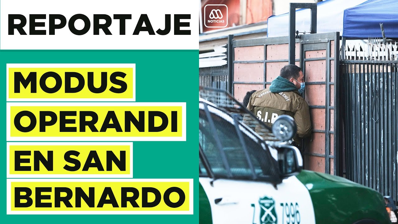 Modus operandi en San Bernardo: ¿Cómo está organizada la delincuencia ...
