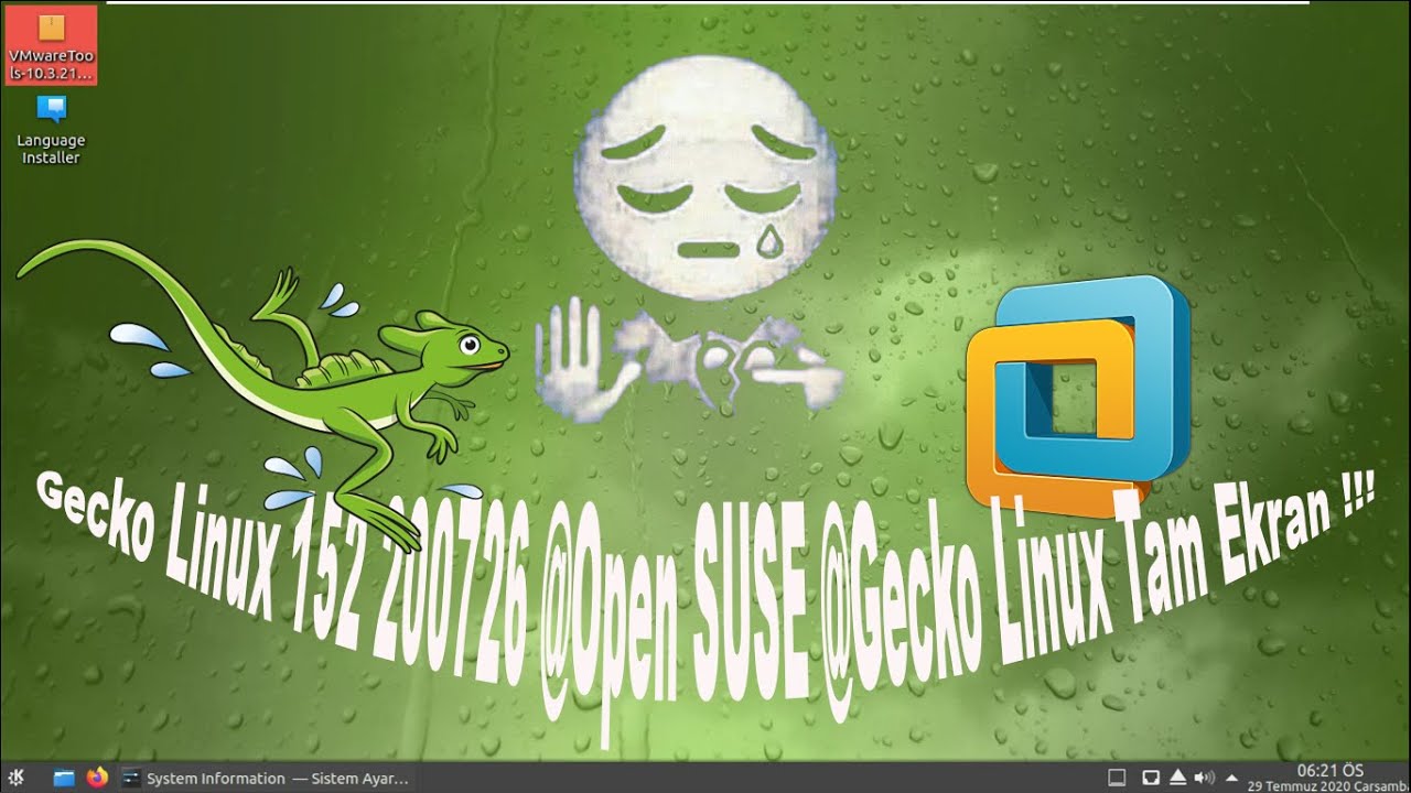 Gecko Linux 152 200726 @Open SUSE @Gecko Linux Tam Ekran !!! - YouTube