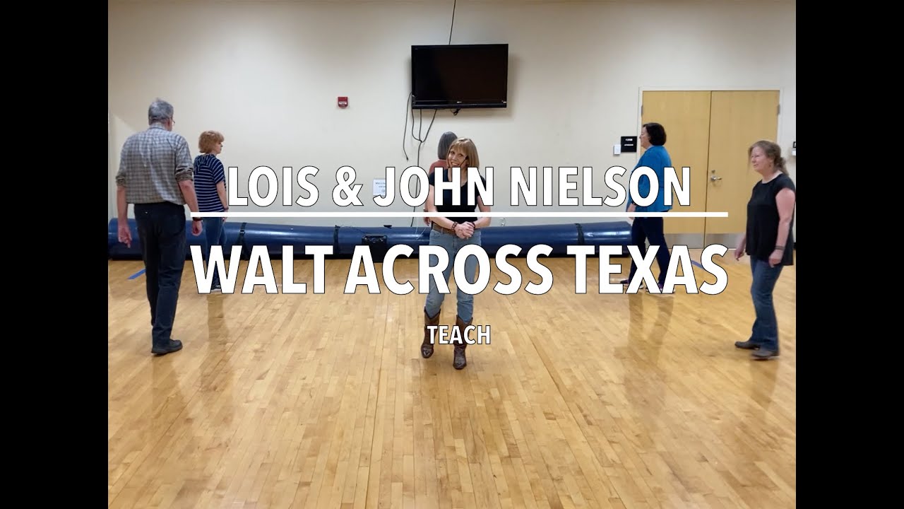 Waltz Across Texas Line Dance TEACH - YouTube