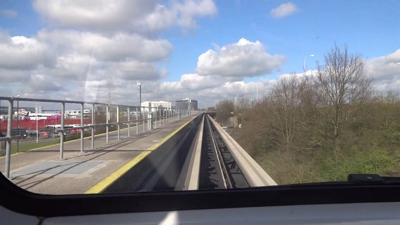 Journey on The Gatwick Airport Terminal Transfer Shuttle - YouTube