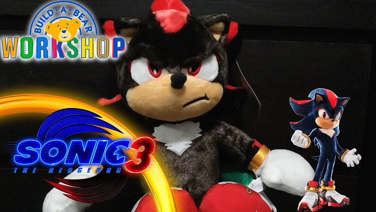NEW Sonic the Hedgehog 3 Shadow Build-A-Bear Review! - YouTube