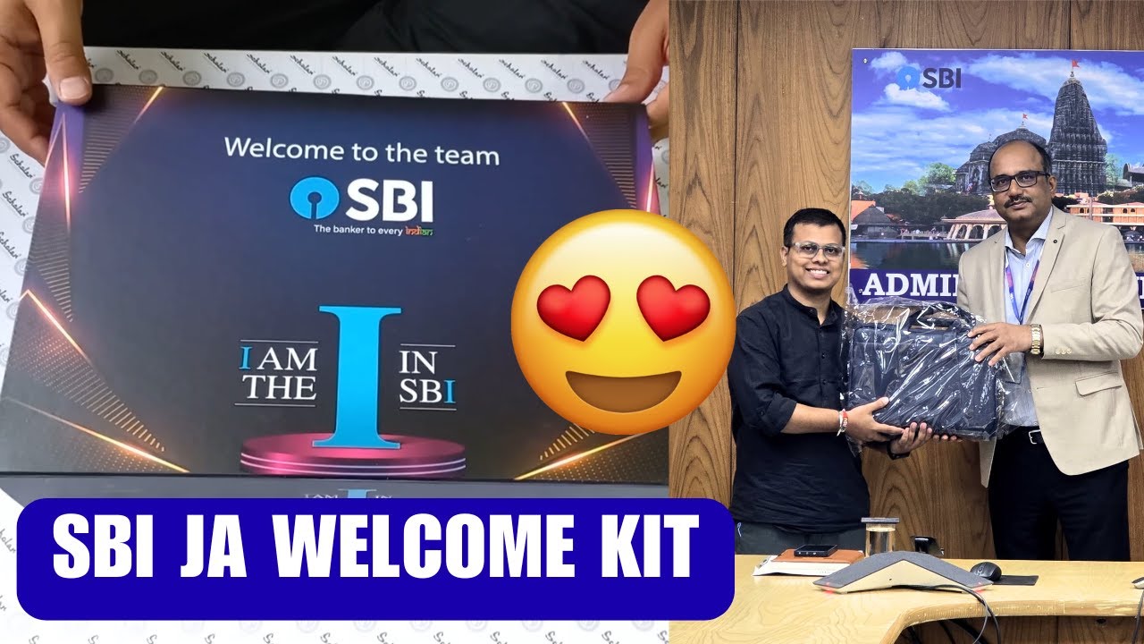 🎁 SBI Junior Associate Welcome Kit Unboxing 2025 💙🥰 | Finally Got It 🤩 ...