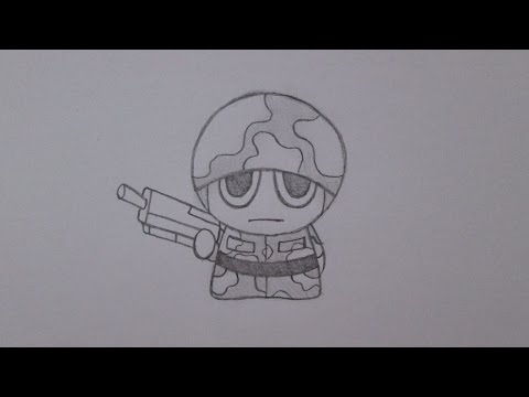 Cómo dibujar un soldado
