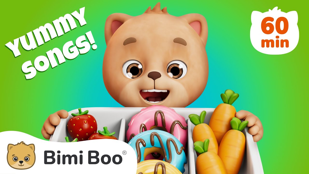 🍎 Food Song Mix | Bimi Boo Kids Songs and Nursery Rhymes - YouTube