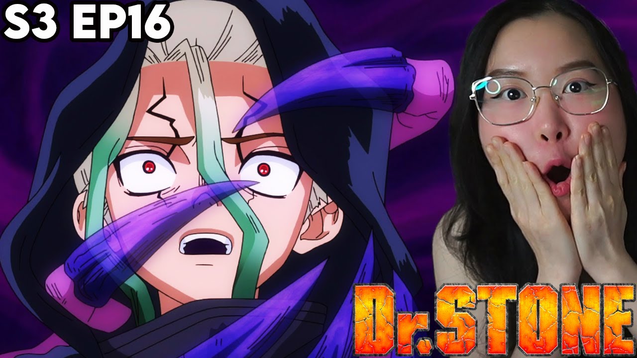 SENKU..OUTSMARTED?!!😱 Dr. STONE Season 3 Episode 16 REACTION - YouTube