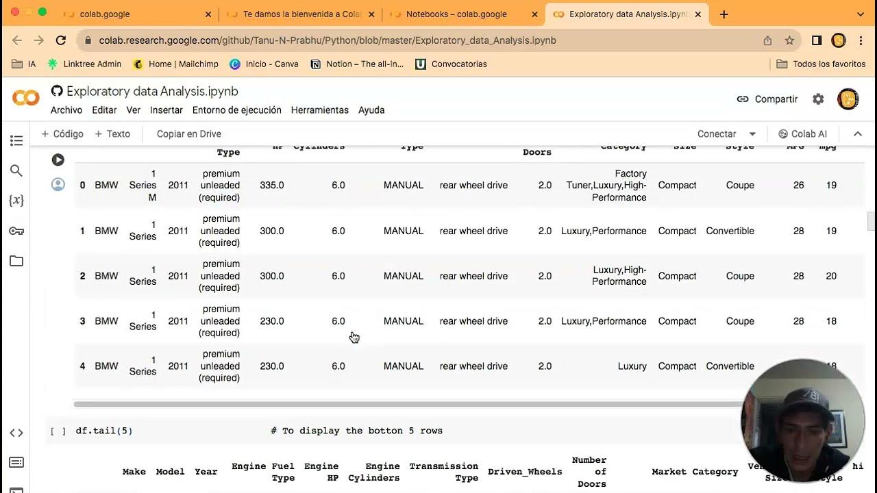 EDA con google colab - YouTube