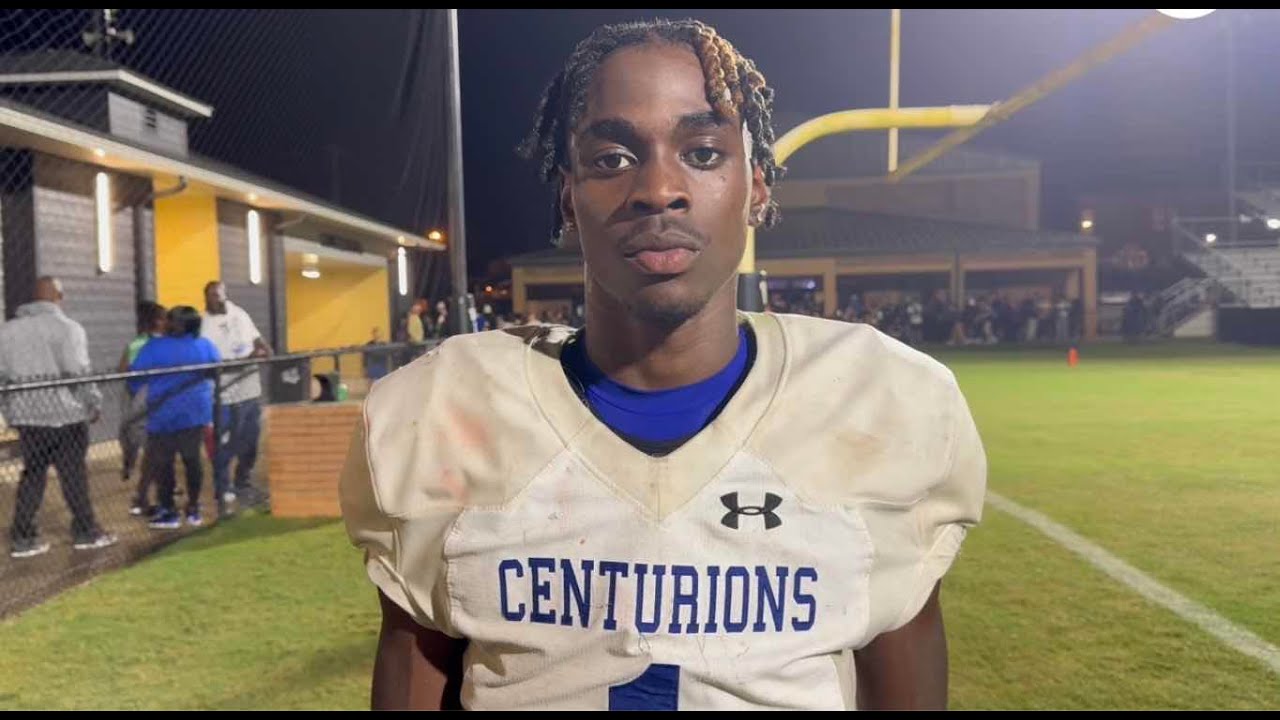 Broome RB Tyqwon Booker Post Game vs Blacksburg - YouTube